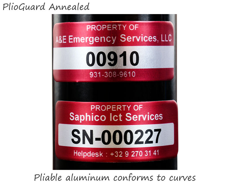 3/4 in. x 2 in. Asset Tags with Numbering