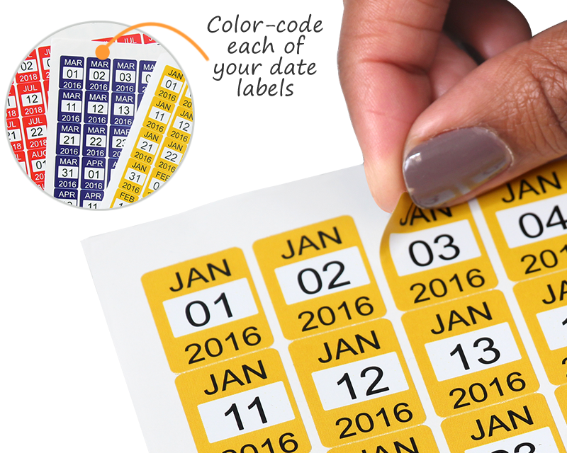 Date Labels Print Your Own Expiration Or Sequential Date Labels Date Labels Print Your Own Expiration Or Sequential Date Labels