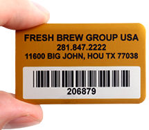 Large Metal Barcode Label Templates – 1.25” x 2”