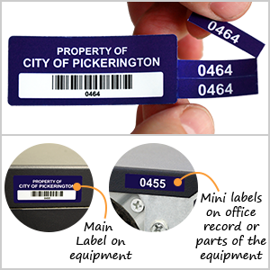 Barcode Labels to Track Tool Asset - Tool Tracking Barcode Labels